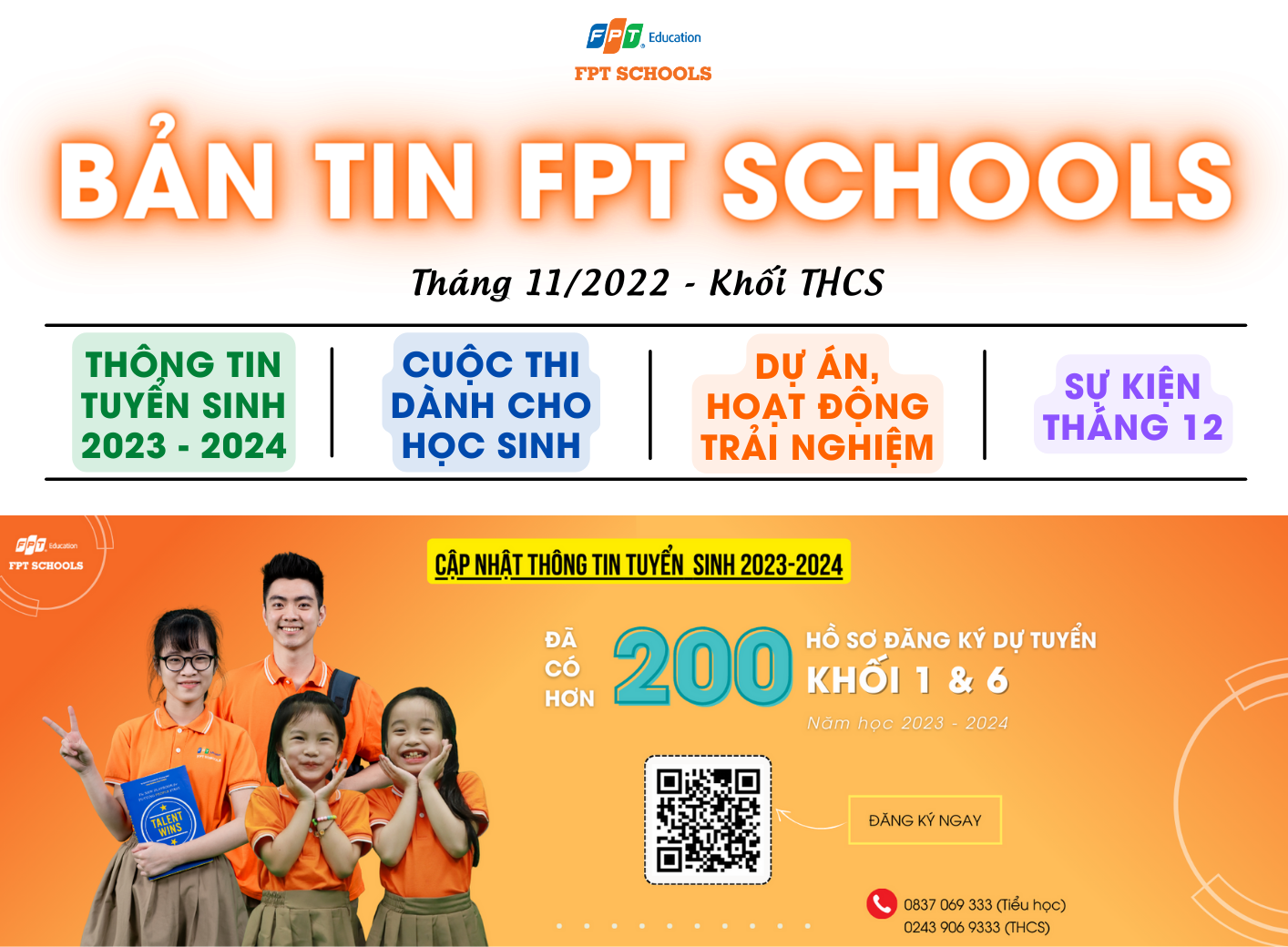 Khối THCS: Bản tin phụ huynh tháng 11/2022 – Trường Tiểu học & THCS FPT ...